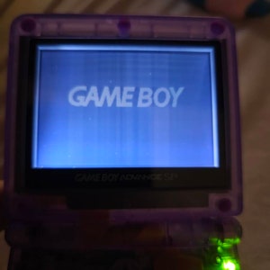 Nintendo Gameboy Advance SP Soft Touch the Great Wave IPSV5 3.0 Inch HD ...