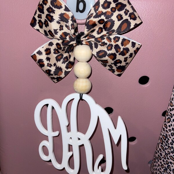 Initial Bag Charm/ Bogg Charm/ Bag Charms / Bogg Bag Charm / Beach Bag ...