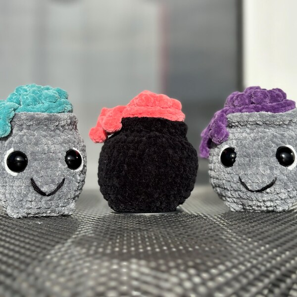 Bundle: Big and Mini Cauldron Crochet Patterns, Big and Mini Fillable ...