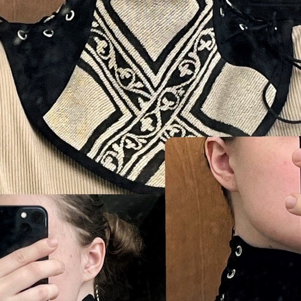 Buffoon Costume, Collar and Corset Medieval Cosplay, Baroque Jester ...