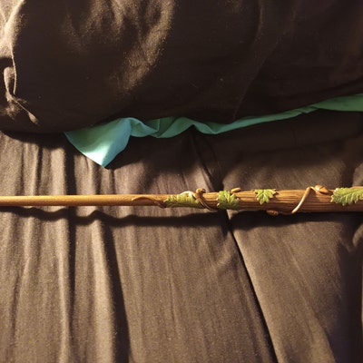 Skeleton Wizard Wand / Wood Magic Wand / Fantasy Wand / Master ...