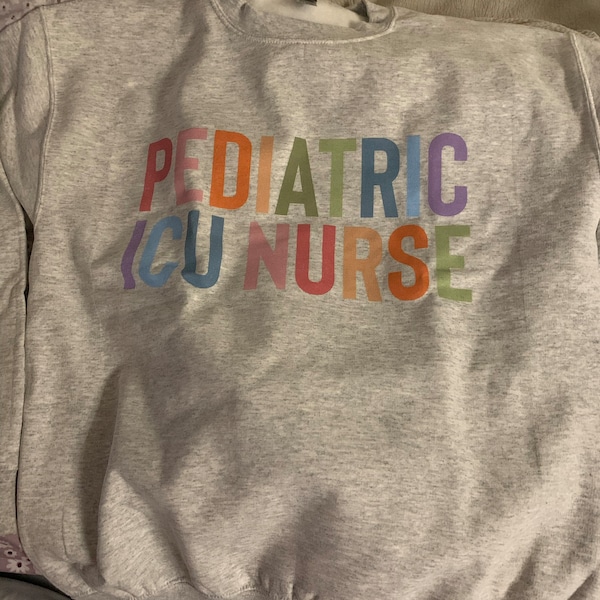 Neuro Trauma Intensive Care Unit Nurse Crewneck Sweatshirt, Neuro ...