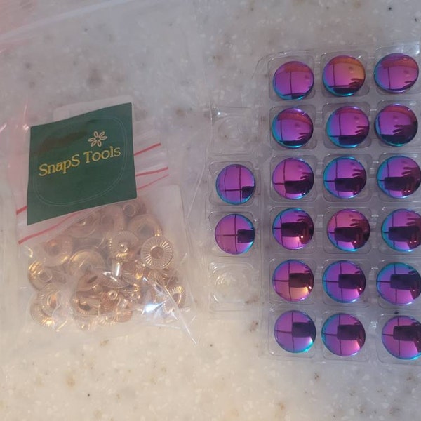 Big Brass Screw Buttons--leathercraft Screw Rivets Buttons Back Used ...