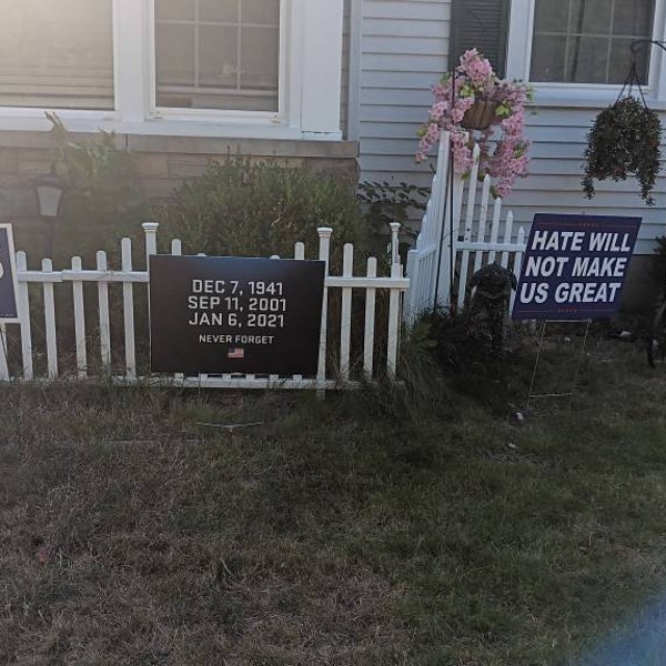 Democrat Never Forget January 6 Yard Sign - Etsy