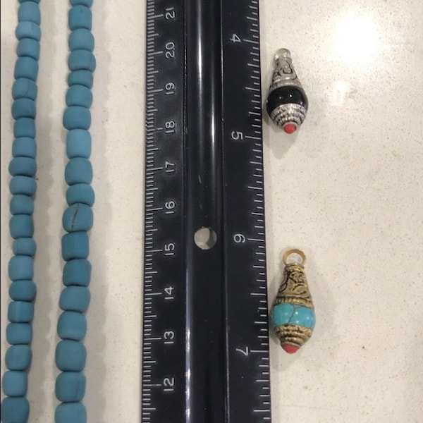 Capped Gemstone Locket Pendant: Nepali Stone Charm With Silver or Brass ...