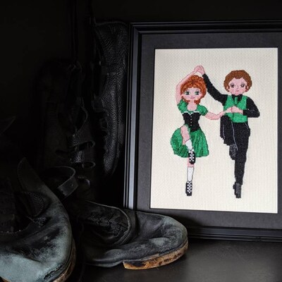 Beauty of Irish Dance Fiona Cross Stitch Pattern - Etsy