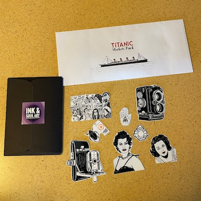 Titanic Sticker Pack - Etsy