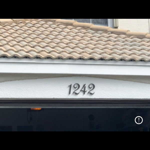 Classic Smooth Spanish Style Address Numbers 6 Inch - Etsy