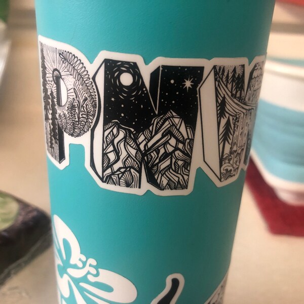 PNW, Pacific Northwest 4" Weatherproof and Durable, Outdoor Sticker ...