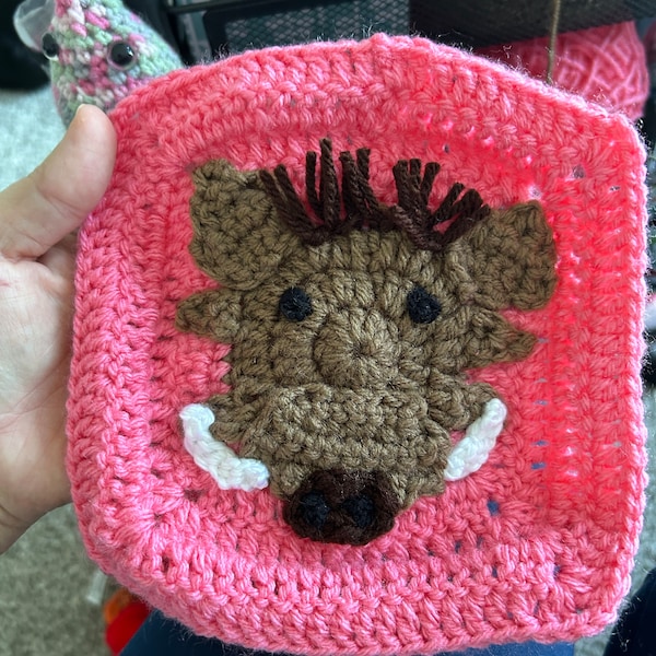 Rabbit Granny Square Crochet Pattern - Etsy