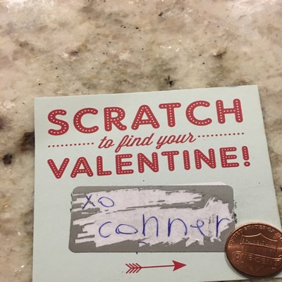 Scratch-off Valentines // Kids DIY Valentines, Unique Valentines, Love ...