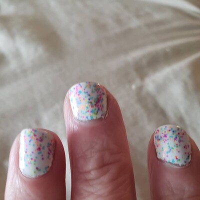 FRECKLES: NEON Uv/blacklight Glitter Pop Nail Polish Topcoat/ Indie ...