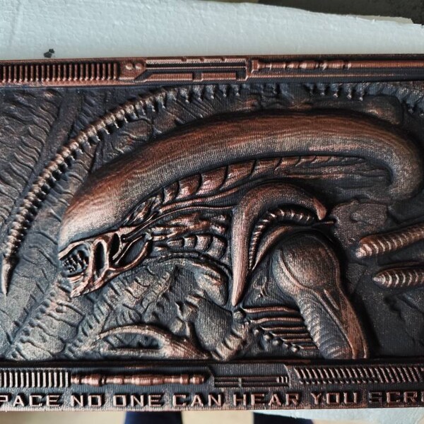 Alien Xenomorph Movie Gift. Weyland Yutani 3D Printed Sign. - Etsy