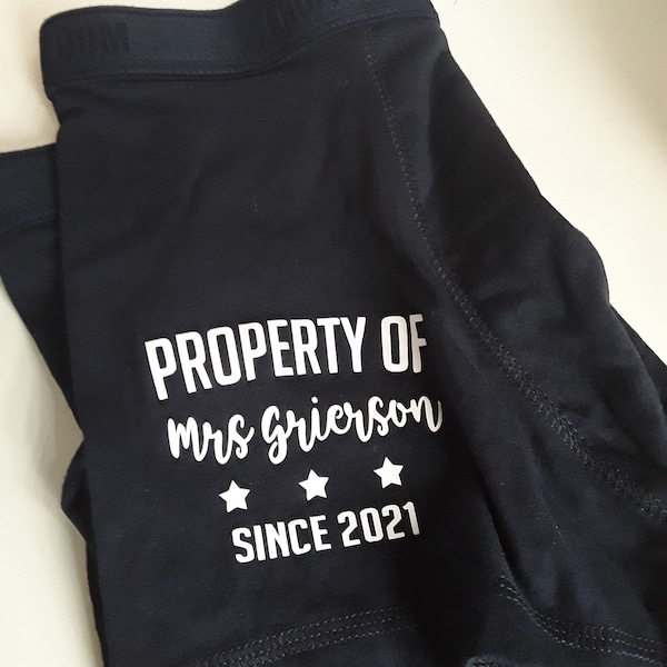 Personalised ,groom Underwear,boxers,groom Gifts,groom Boxers,wedding ...