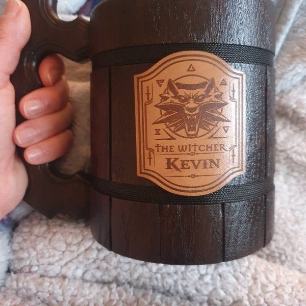 Witcher Mug | Geralt Medallion Personalized Gift | Witcher Gamer Gift ...