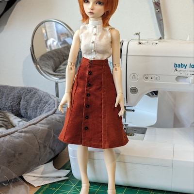 BJD Clothes Pdf Sewing Pattern, Minifee Clothes, Unoa Clothes, 16 Inch ...
