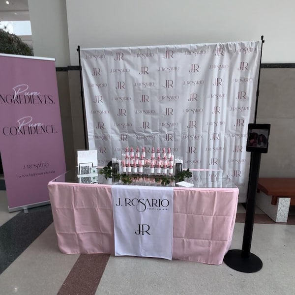POP UP BUNDLE, Custom Retractable Banner, Backdrop, Table Runner, Pop ...