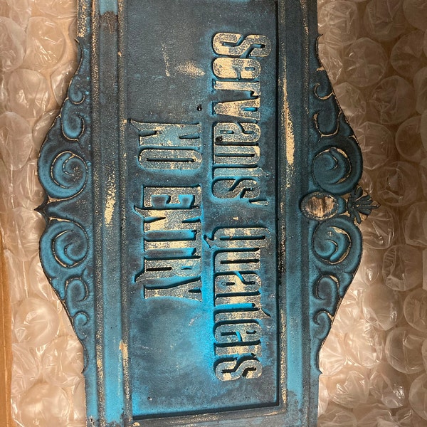 Replica Servant Quarters Plaque Sign Plague - Etsy