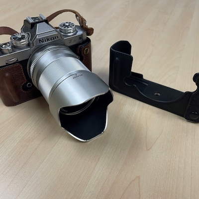 Nikon ZFC Z FC Handmade Half Case Cowhide Leather Insert Camera Bag ...