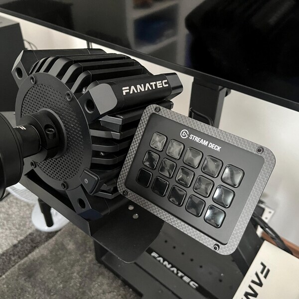 Stream Deck Mount for Fanatec Direct Drive Bases Clubsport, Clubsport+ ...