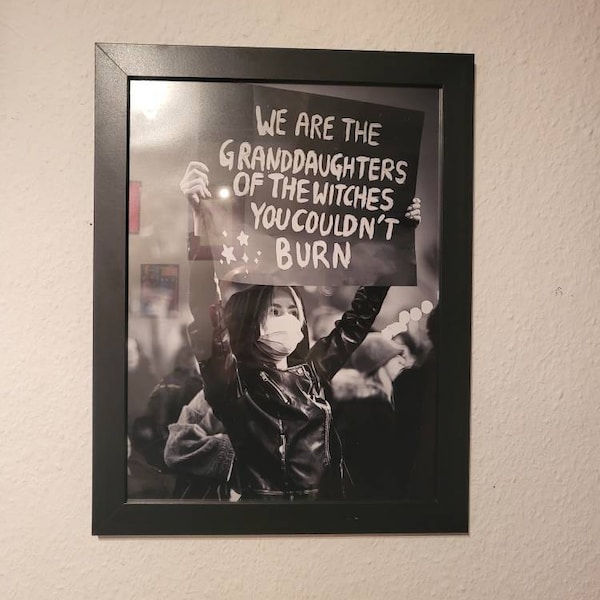 Feministisches Poster, Vintage Plakat, Frauen-Suffragette ...