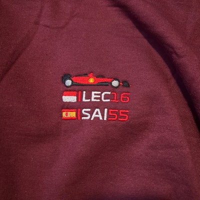 F1 Red Bull Car max Verstappen and Sergio Perez Embroidered Unisex Crew ...