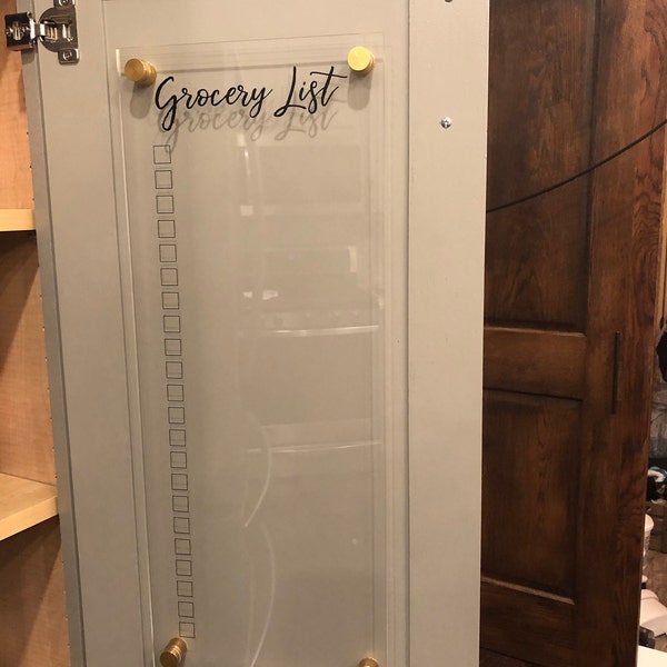 Acrylic Dry Erase Memo Board | Horizontal or Vertical | 3 Sizes ...