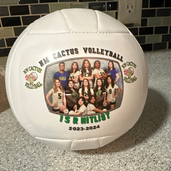 Custom Photo Volleyball - Full Regulation Size - 2 Sided Printing ...