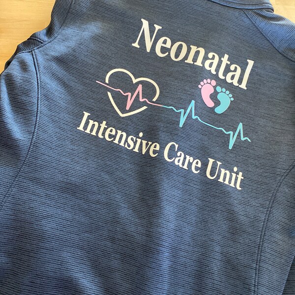 NICU Women's Work Jacket Neonatal ICU Embroidered Nurse Nicu Nursing ...