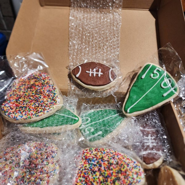Football Stadium Cookies Platter - Etsy