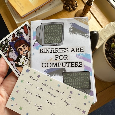 Oh Shit I'm Gay zine a7 Zine mini queer LGBT art illustration bisexual ...