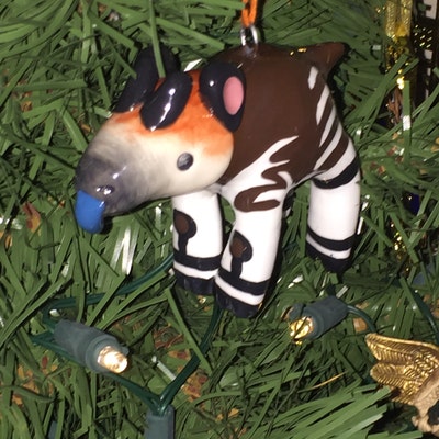 Okapi Christmas Ornament - Etsy