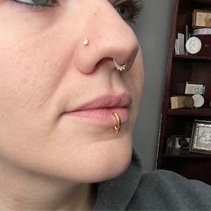 Implant Grade Titanium Rose Gold Pyramid Studded Chevron - Etsy