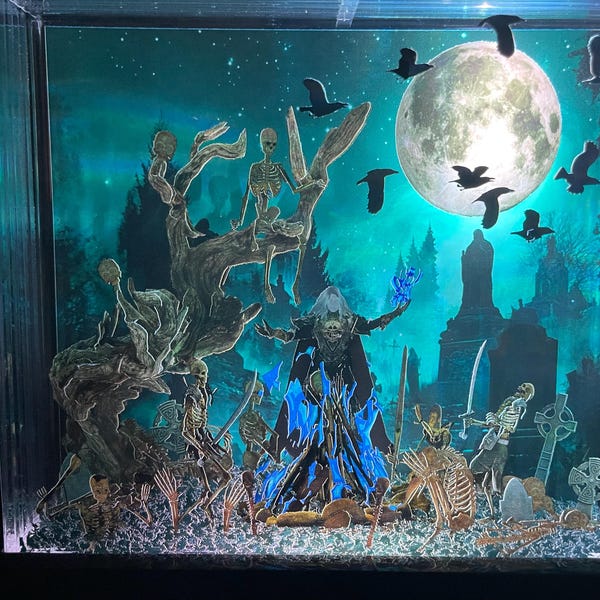 Jellyfish Swarm Resin Desk Light Underwater Epoxy Lamp Scuba ...