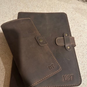 Personalized Leather Journal, Custom Refillable Rustic Notebook ...