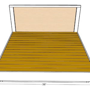 DIY Platform Bed Frame Build Plan PDF| Simple Platform Bed |solid Platform Bed | Low Profile Bed ...