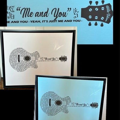 Laser Engraved Look Lyric Guitar Laser Burn Song Lyrics - Etsy