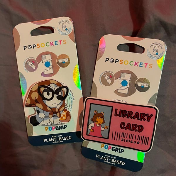 Cute Pop Socket Phone Grip for Cell Phone or Kindle - Etsy