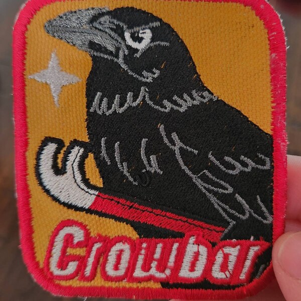 Iron on Patch - Sew on Patch - Crow - DIY Patches - Heat on Patch ...