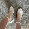 Stone Embellished , Ivory , Lace Wedding Shoes , Bridal Shoes - Etsy