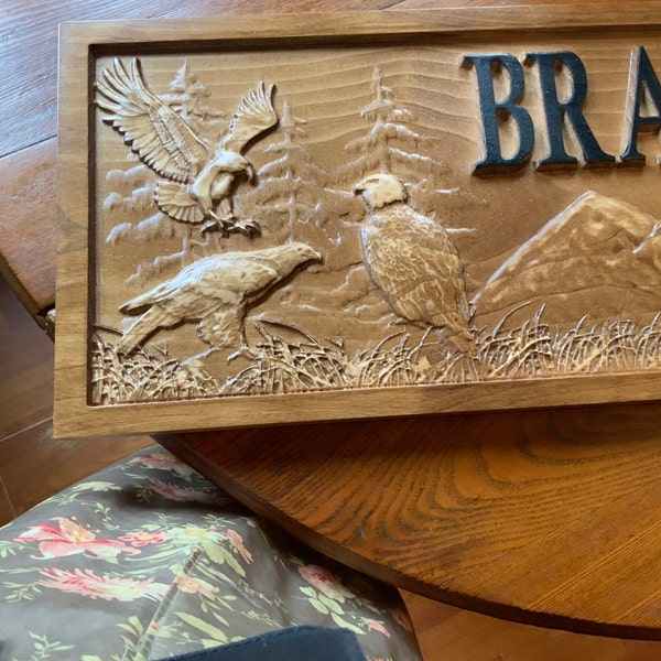 Custom Eagle Sign | American Eagle Wall Art | Front Door Sign | Front ...