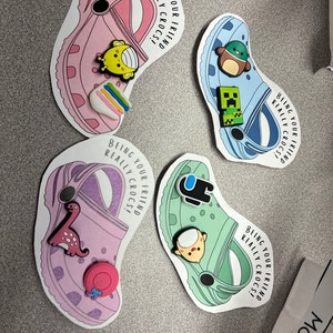 Class Gift Printable, DIY Birthday Party Favor, Shoe Charm, Valentine's ...