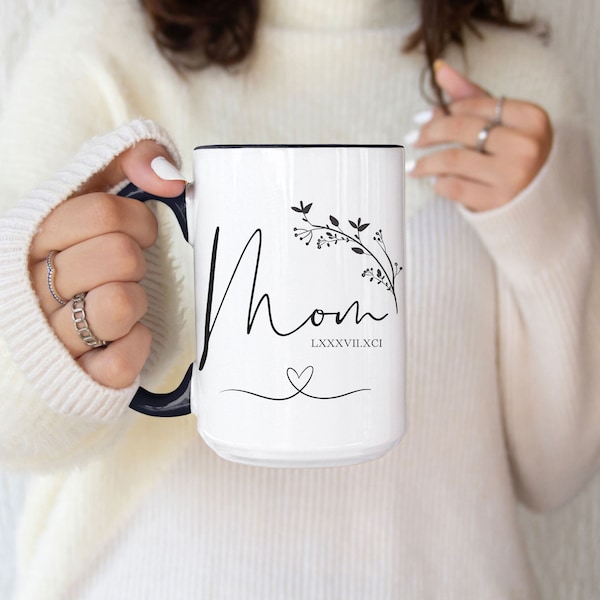 Black Handle Mug Mockup, Coffee Mug Mock Up, Boho Mug Mockups, Modern ...