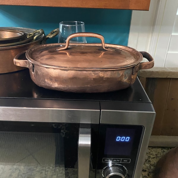 Handmade Oval Copper Pot , Copper Cookware , Copper Oval Pot - Etsy