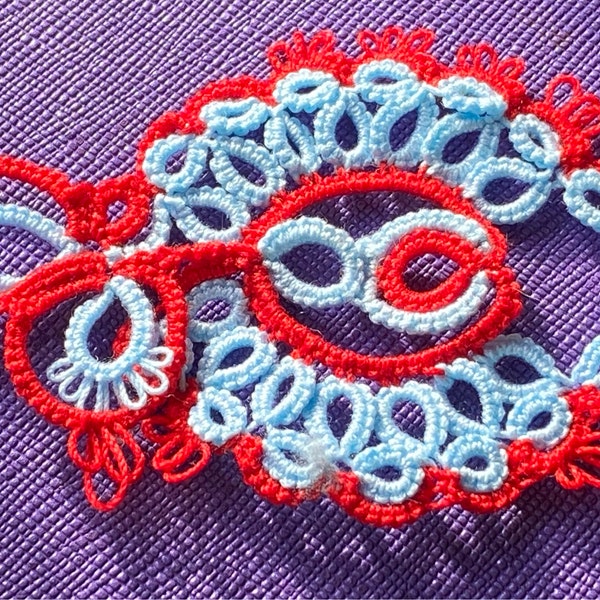 Tatting Pattern PDF Maple Leaf by Frivolite Con Sabor for Shuttles - Etsy