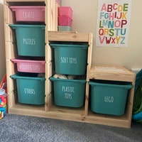 LABELS IKEA Kallax , Trofast Toy Storage Labels Playroom Kidsroom ...