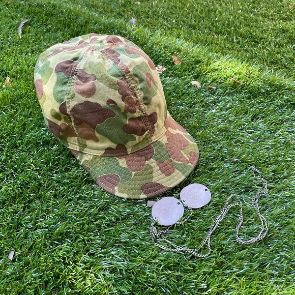 A3 Mechanic Cap - Original Frog Skin Camouflage 1943 - Etsy
