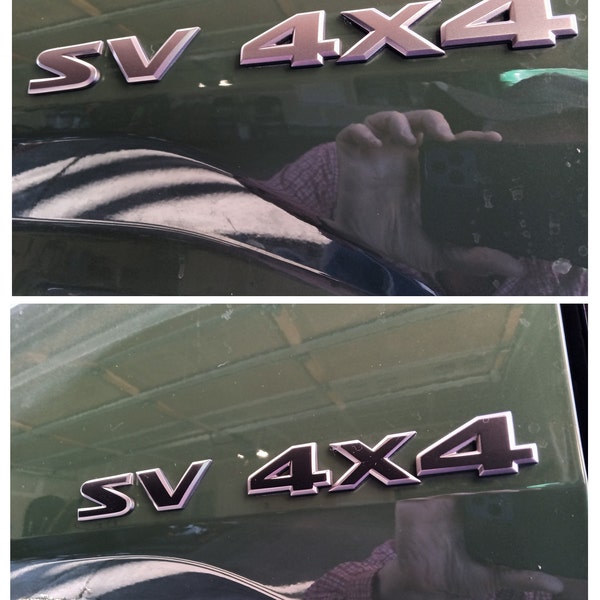SV 4x4 Emblem Overlay 2022-2024 Nissan Frontier Prox Pro4x Sv Tons of ...