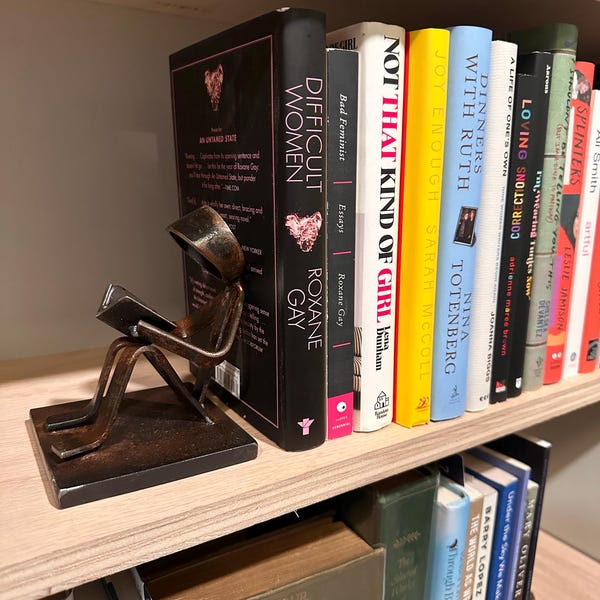 Quiet Reader Bookend - Etsy