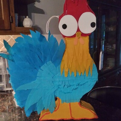 Hei Hei Pinata Moana Birthday Party Hei Hei Party Supplies - Etsy